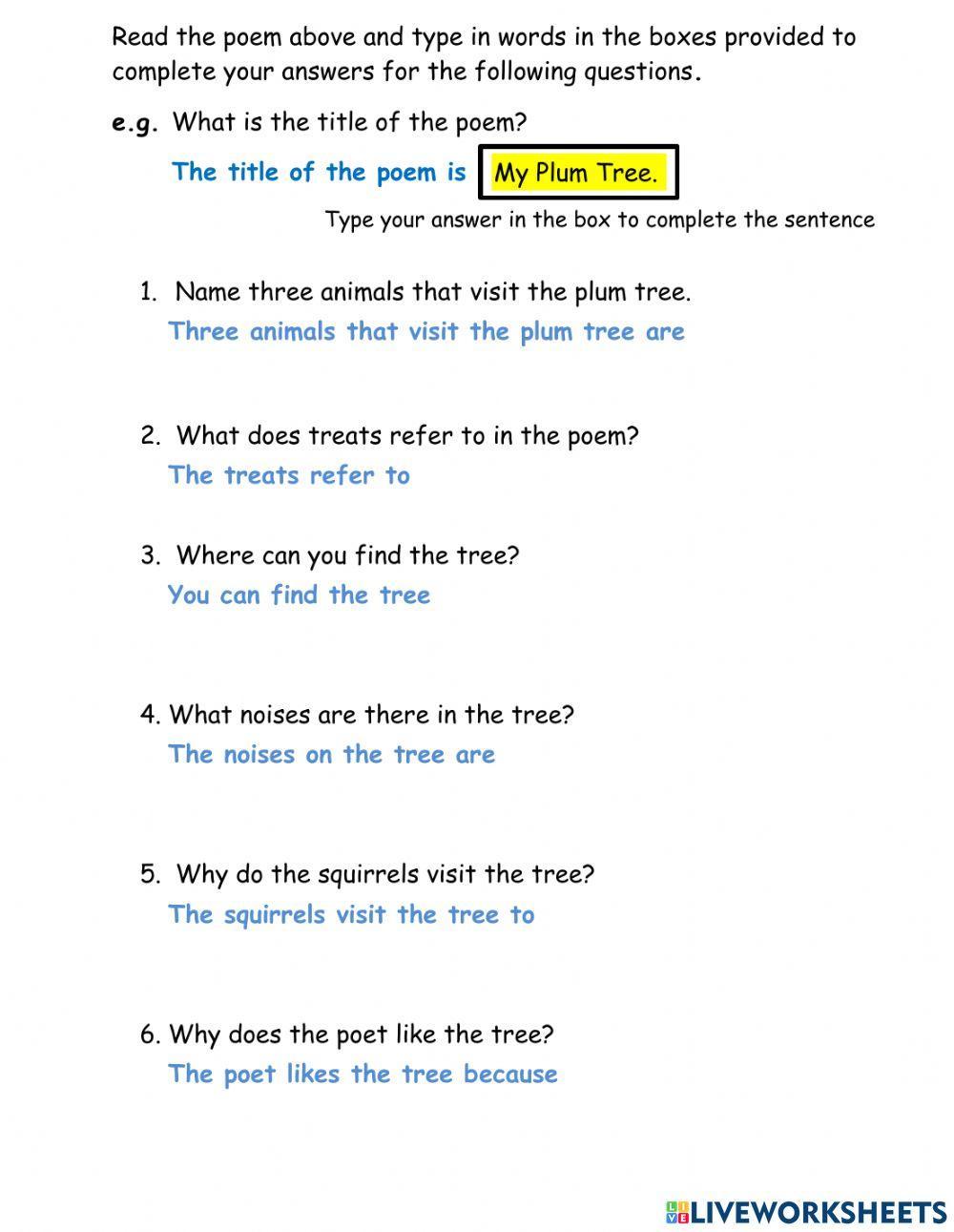 Standard 3 Comp… | Free Interactive Worksheets | 1606013