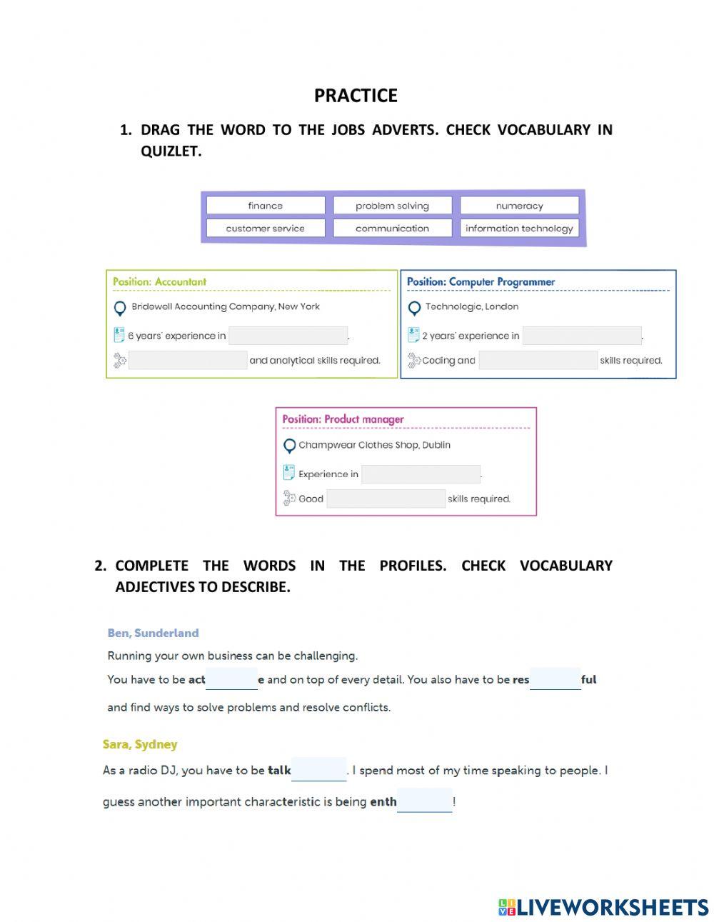Now you 4 worksheet | Live Worksheets