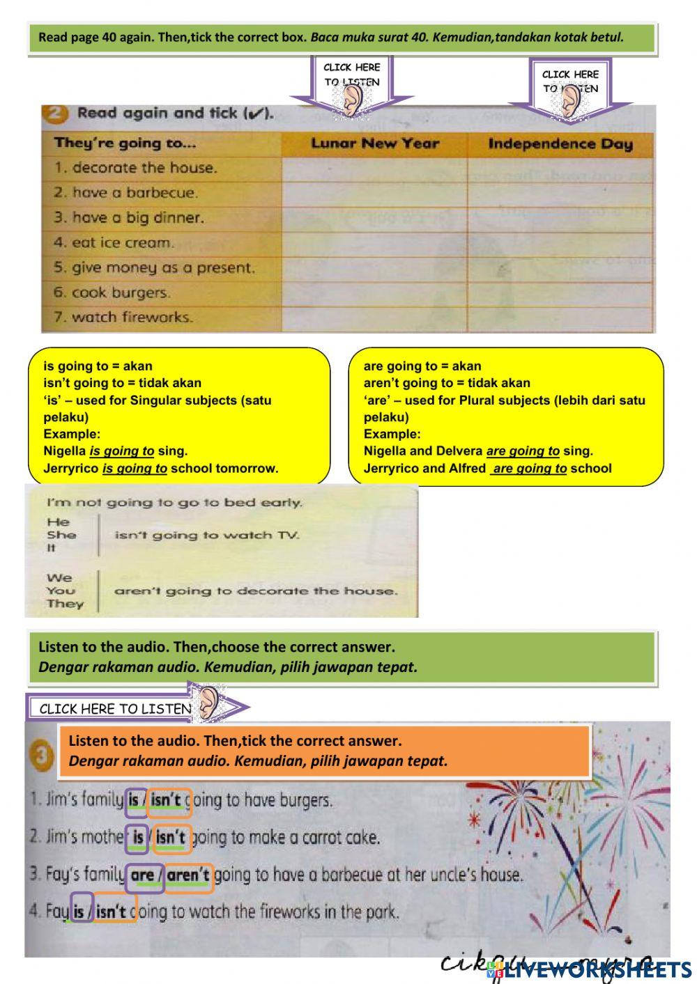 Year 4 Module 4… | Free Interactive Worksheets | 1120987