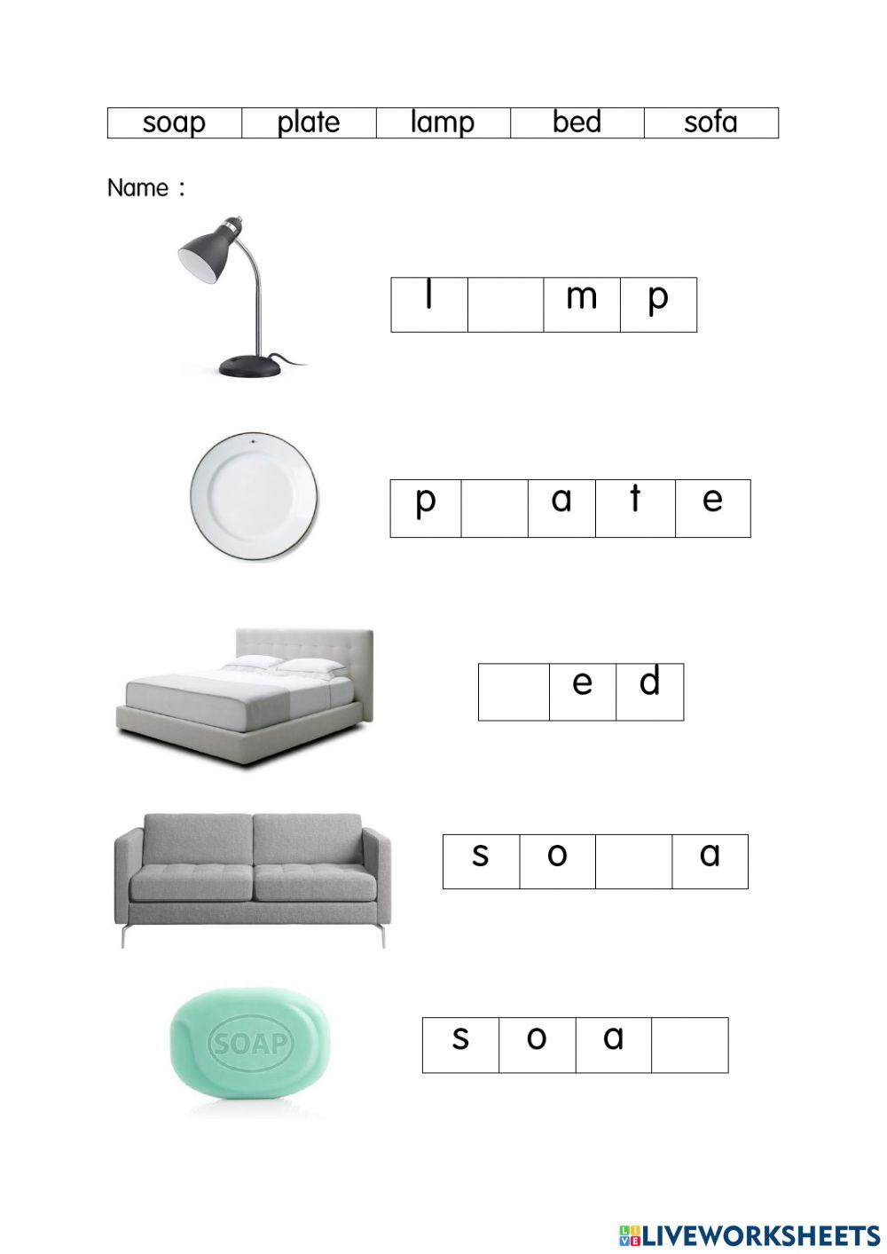 My Home 1121388 | Imanie | LiveWorksheets