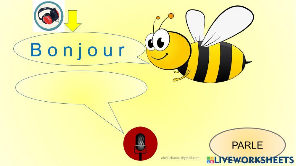 Bonjour 1122494 | Anne | Live Worksheets