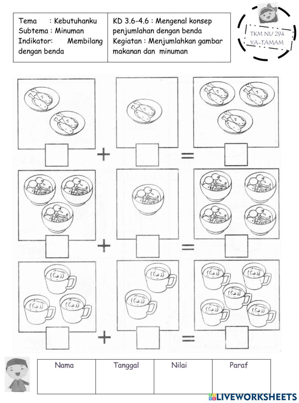 Kebutuhanku | Free Interactive Worksheets | 1122536