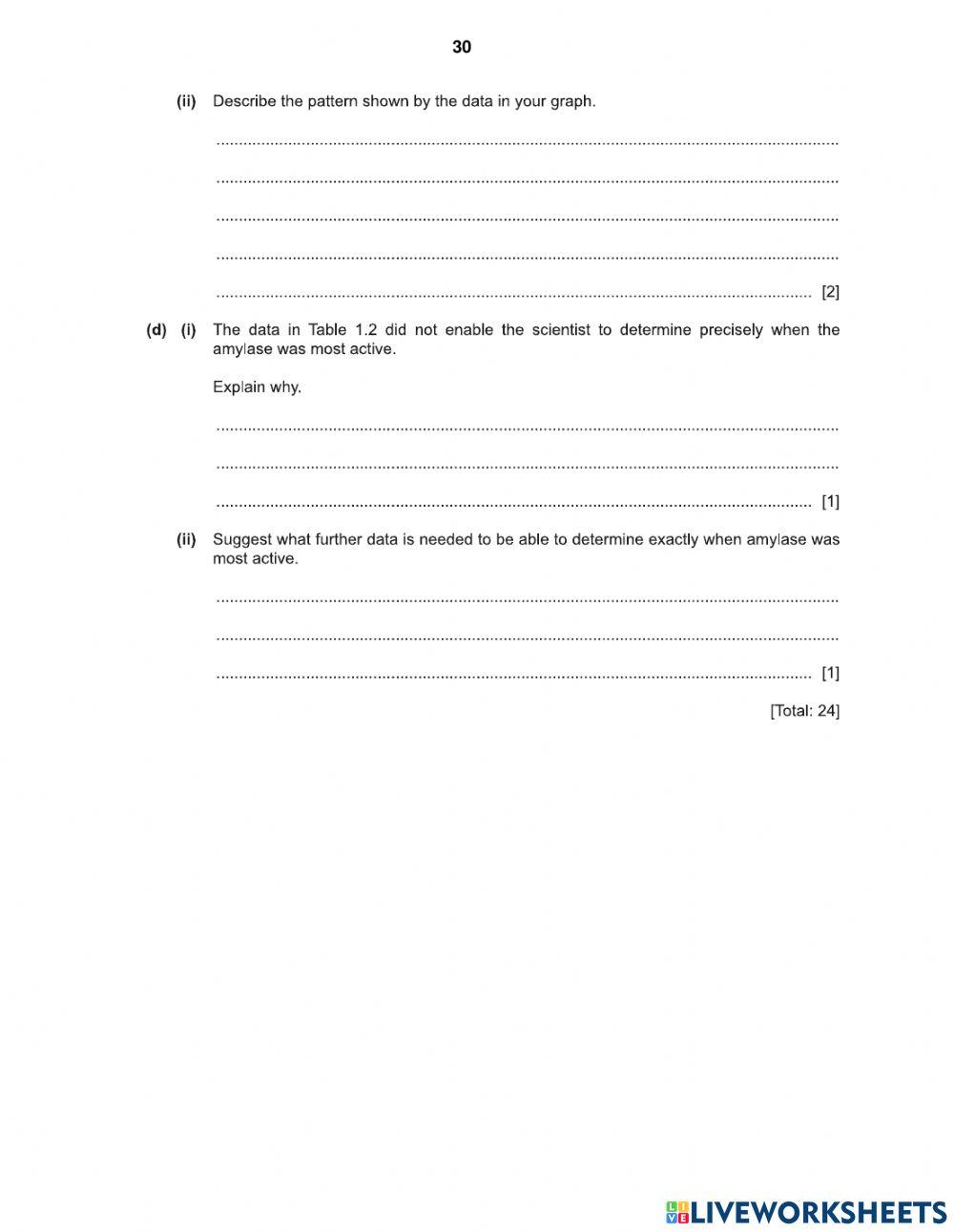 6647383 | Biology Igcse Paper 6 | mansimran