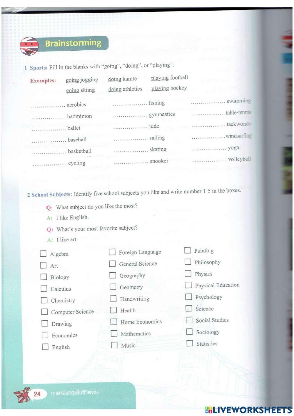 Real life english online activity | Live Worksheets