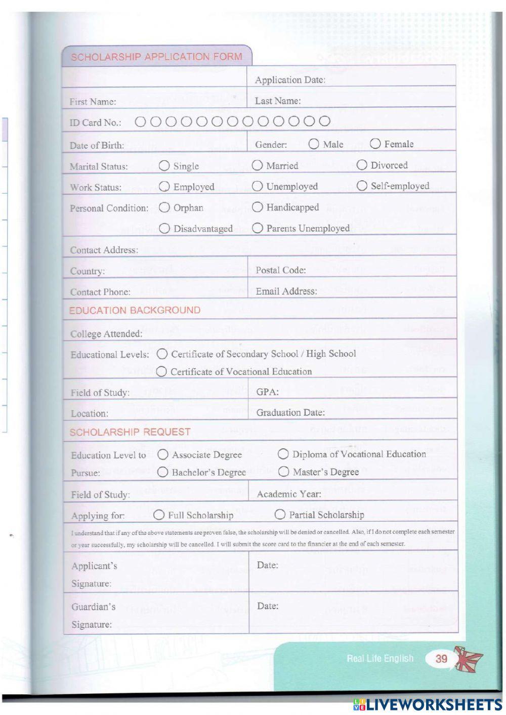 Real life english interactive worksheet for Vocational | Live Worksheets