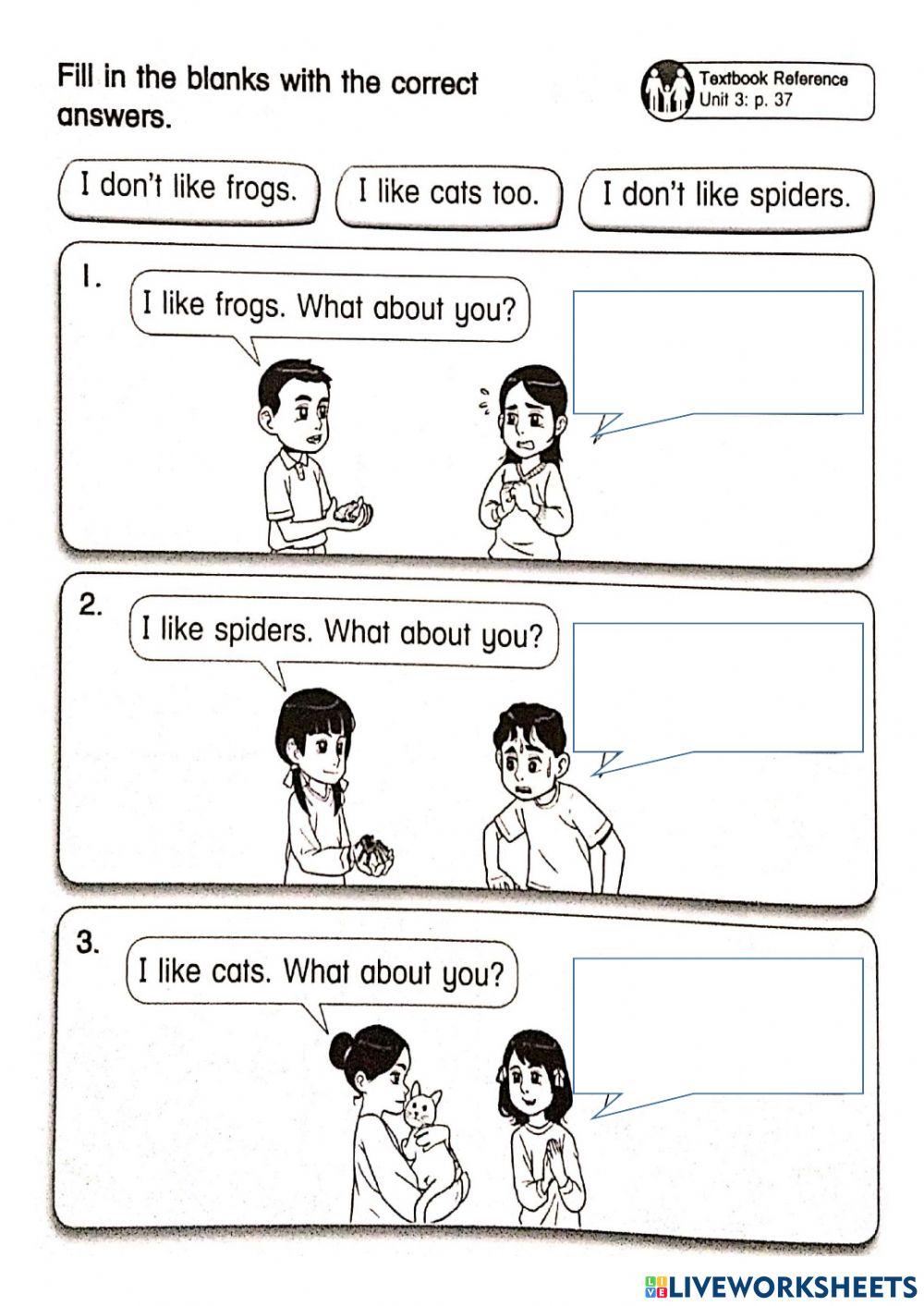 English Year 1 English as a Second Language (ESL) activity | Live ...