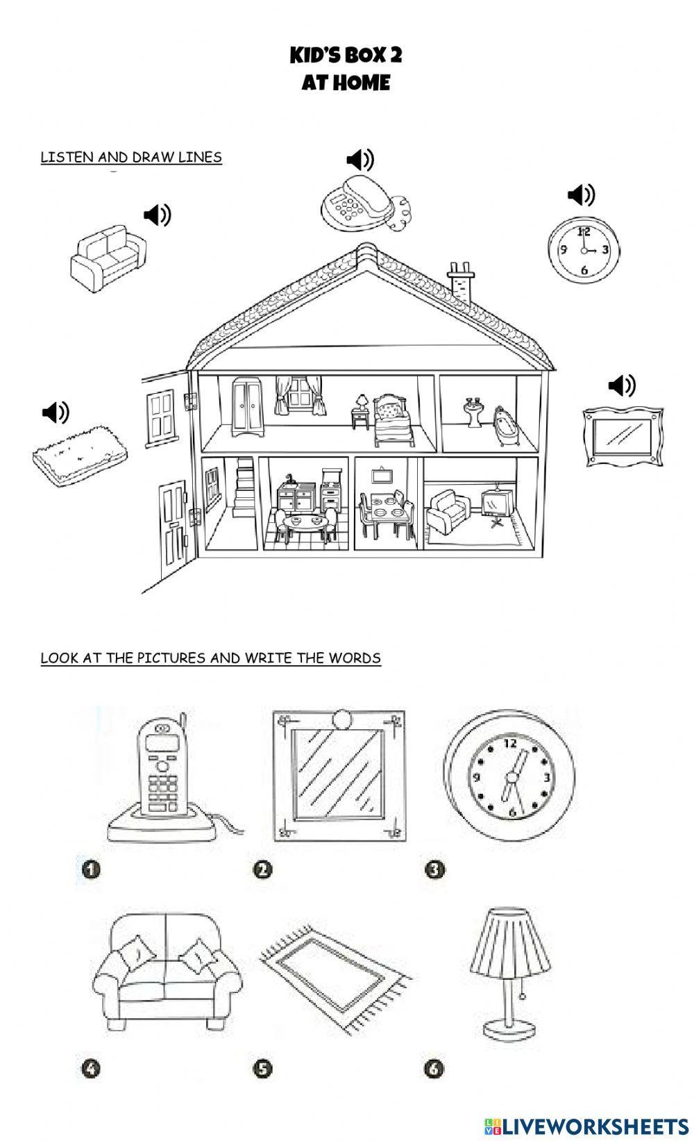 Kid's Box 2 -At Home | LiveWorksheets | 1125333