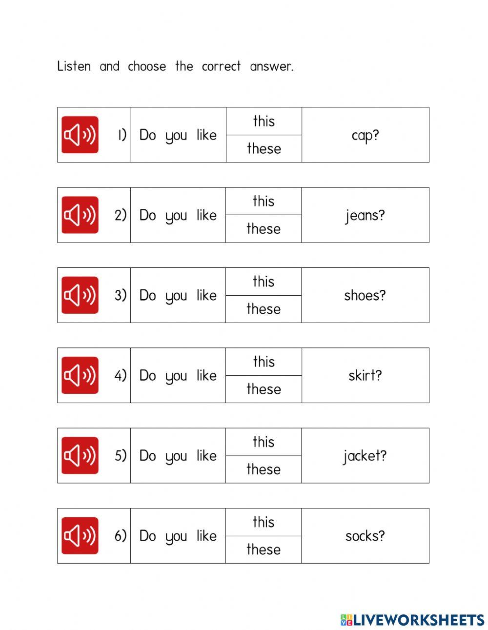U7 interactive worksheet | Live Worksheets