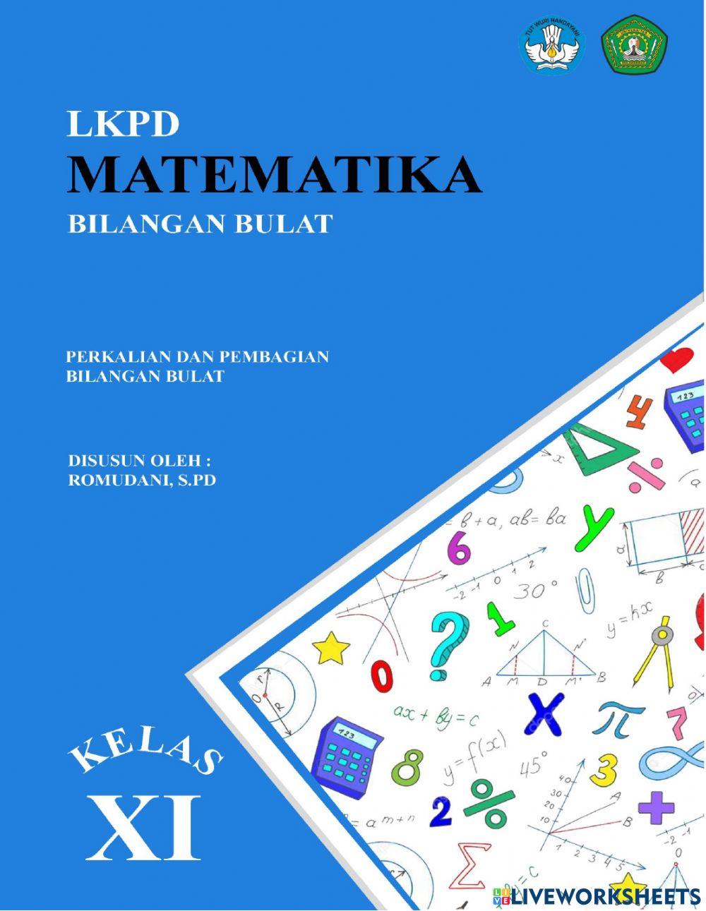 LKPD Perkalian … | Free Interactive Worksheets | 6648433