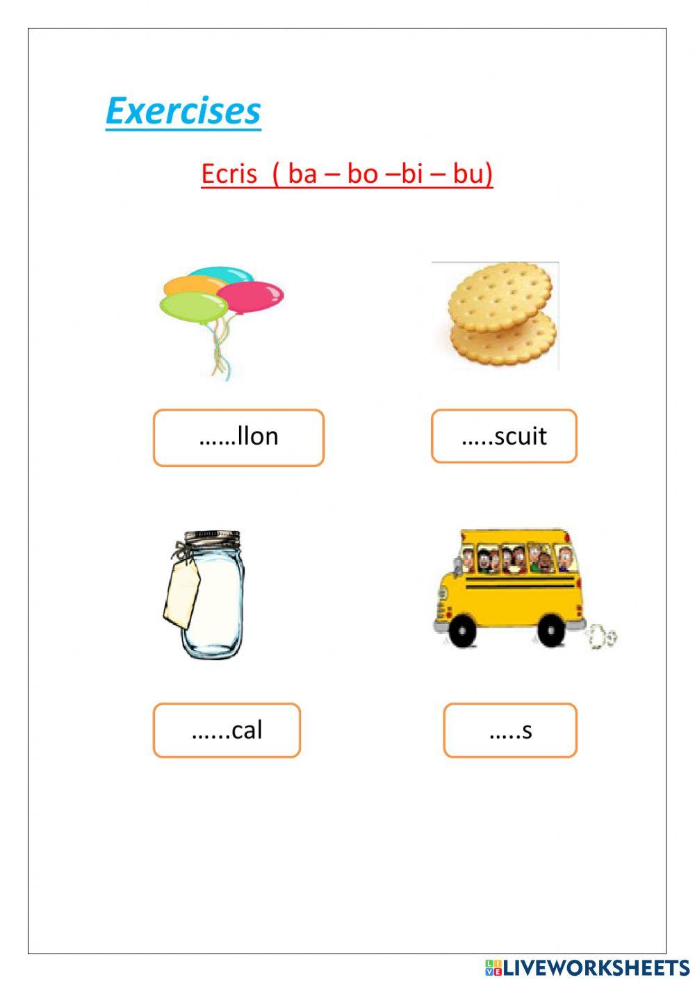L'alphabet exercise for grade 1 | Live Worksheets