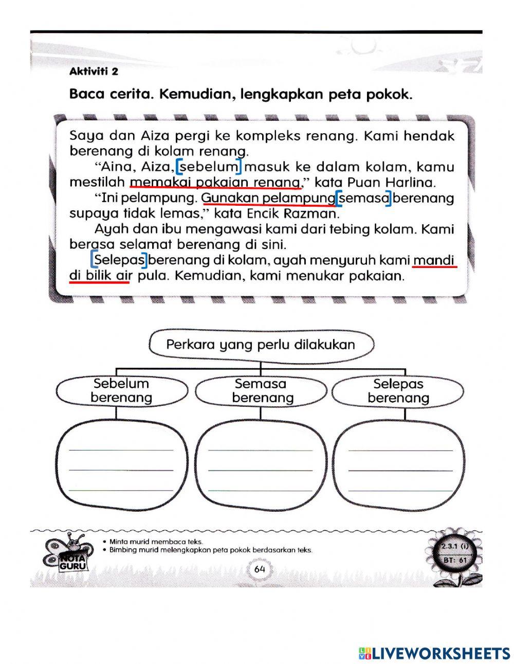 PETA POKOK online exercise for | Live Worksheets