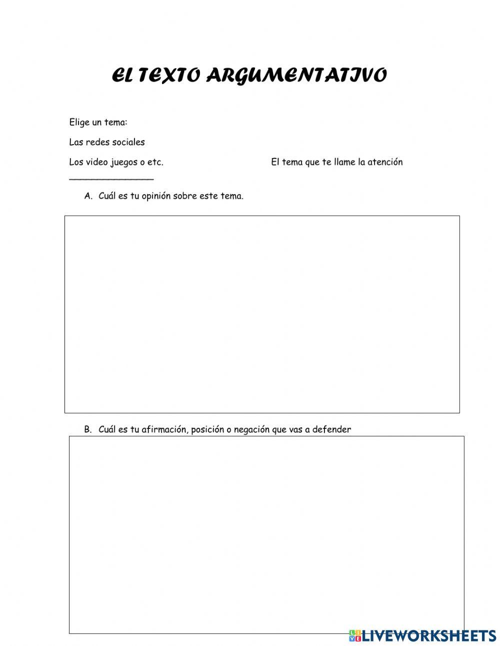 6662758 | Actividad texto argumentativo | Monica Leal