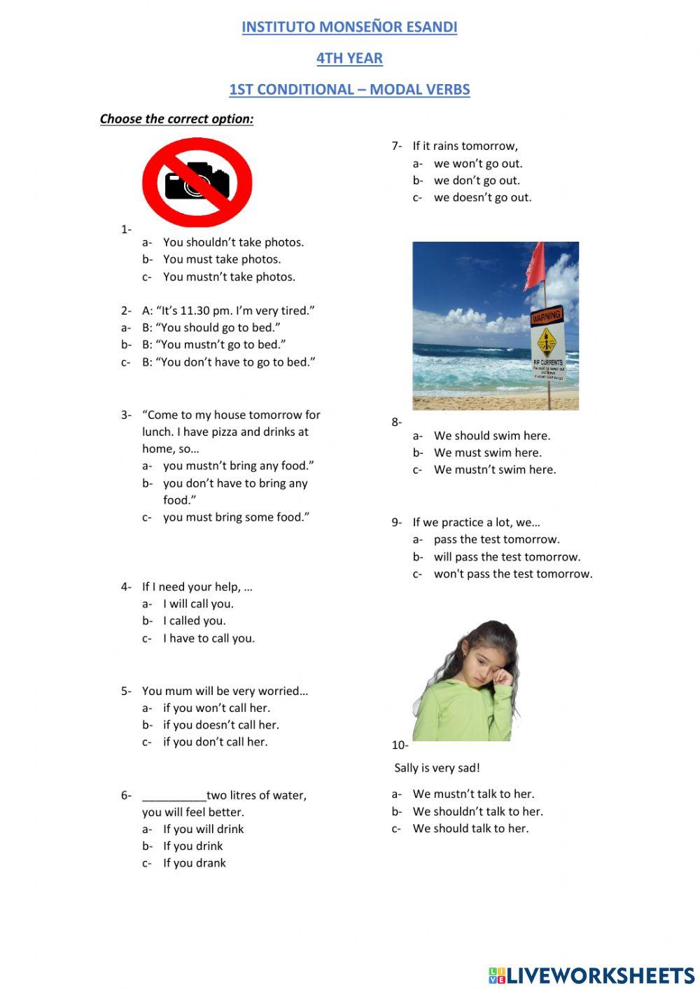 1128035 | Modal verbs | Juliana_Villa | LiveWorksheets