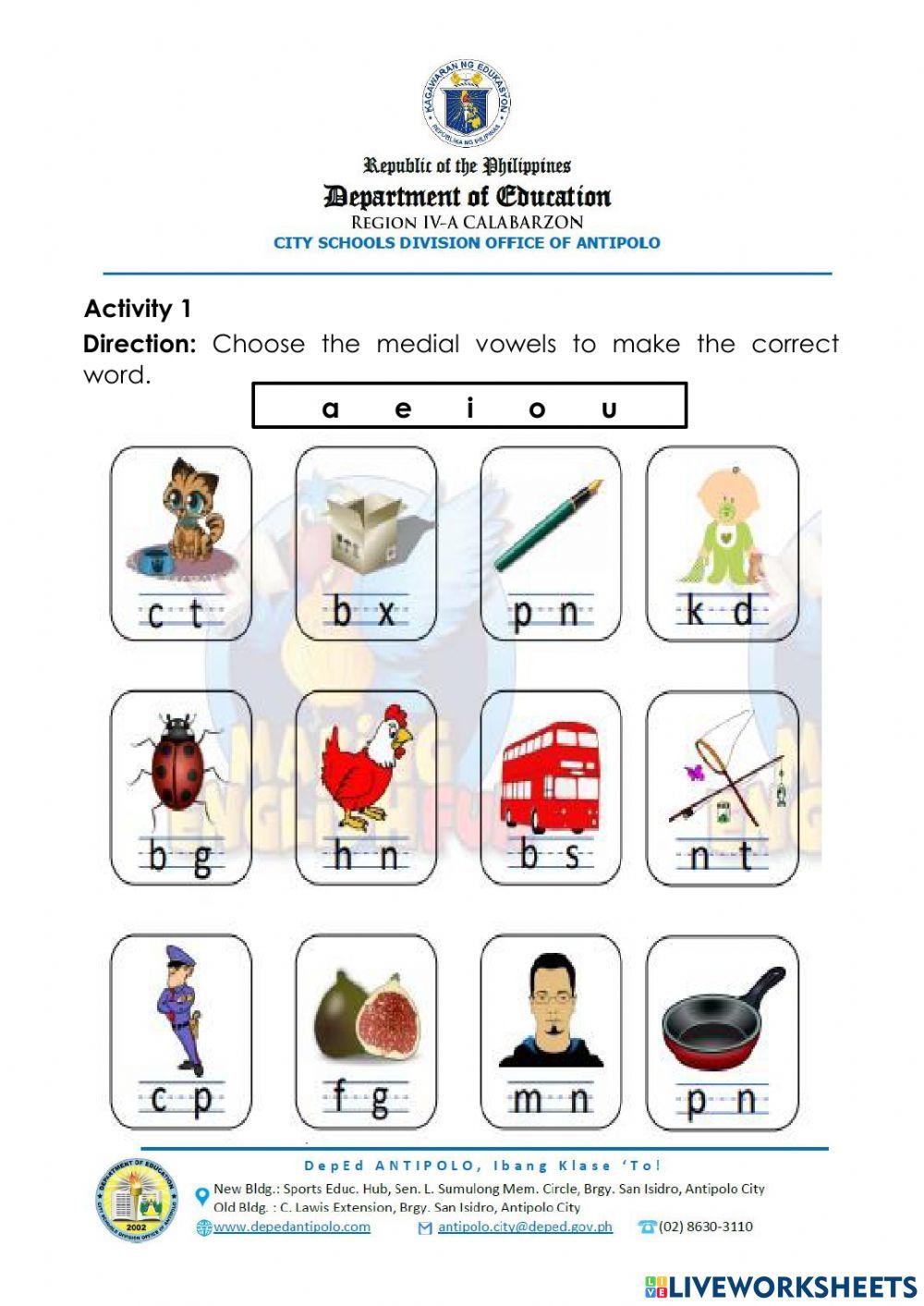 Q4,English-Gr2-LAS-Week 6 worksheet | Live Worksheets
