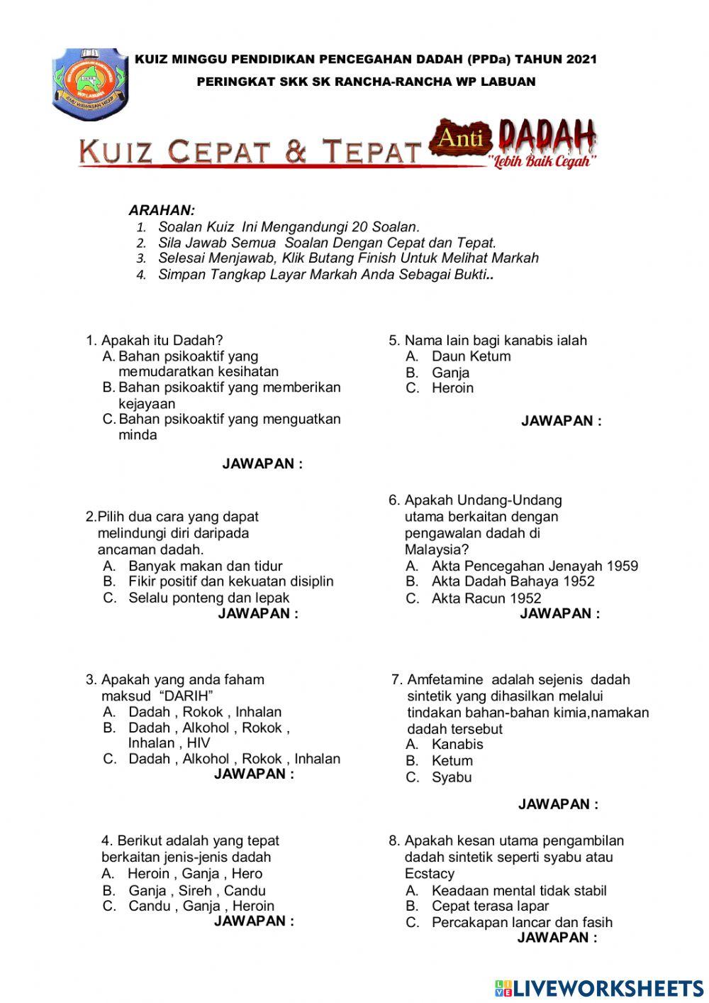 KUIZ PPDa SKRRWPL 2021 1129121 | zietaawg | Live