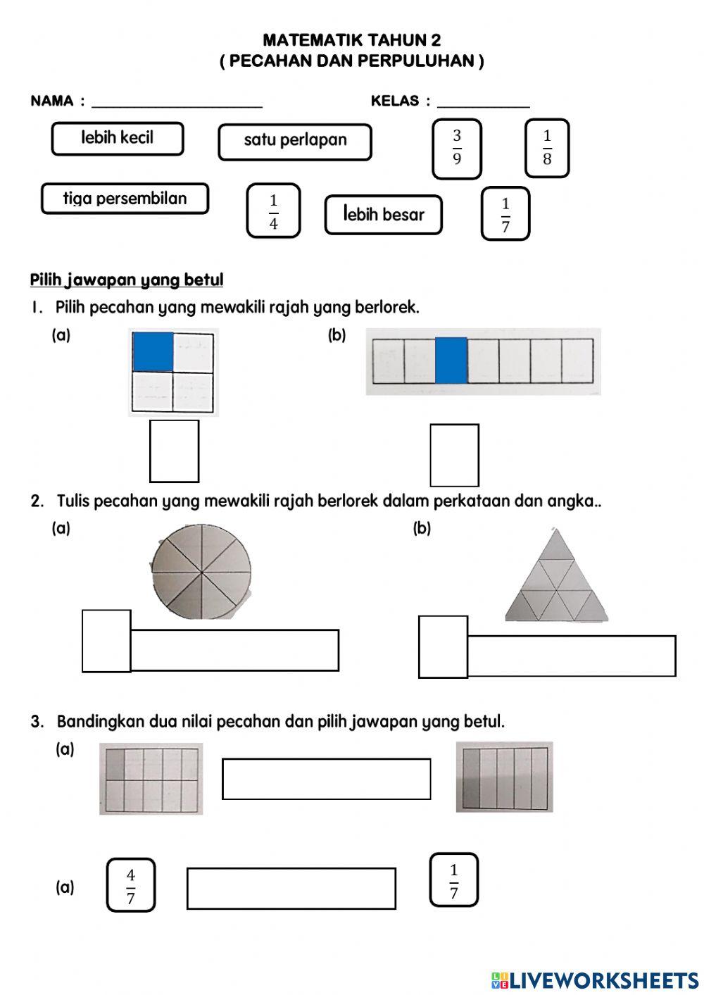 Latihan Matematik Tahun 3 Mengikut Topik Latihan Tolak – NBKomputer Latihan Matematik Tahun 3 Mengikut Topik Latihan Tolak – NBKomputer
