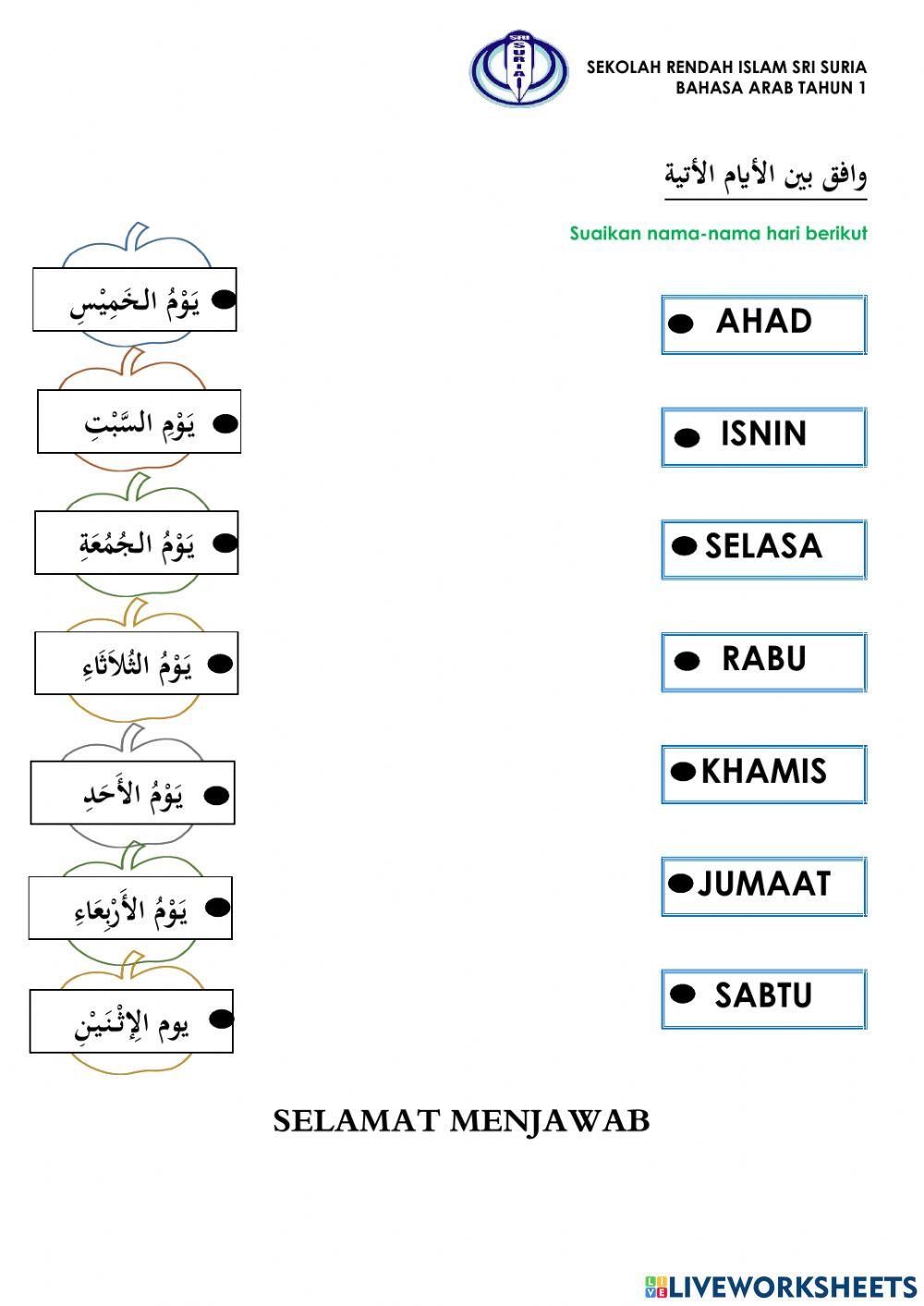 Hari Dalam Bahasa Arab Tyafebradley - vrogue.co Hari Dalam Bahasa Arab Tyafebradley - vrogue.co