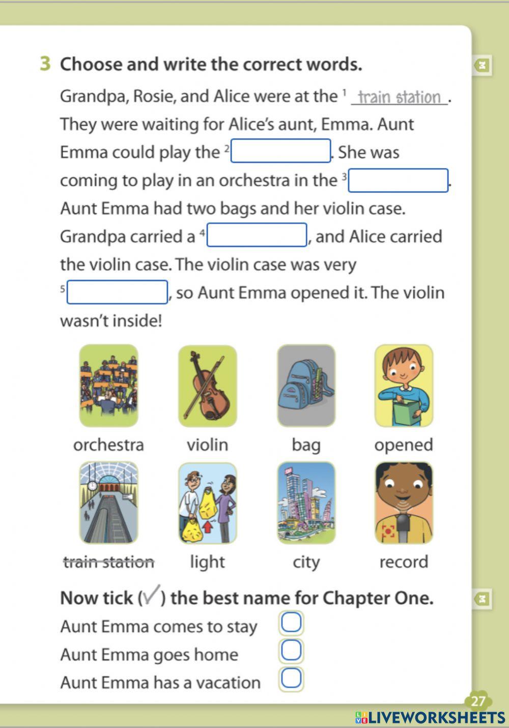 History exercise for 4 | Live Worksheets