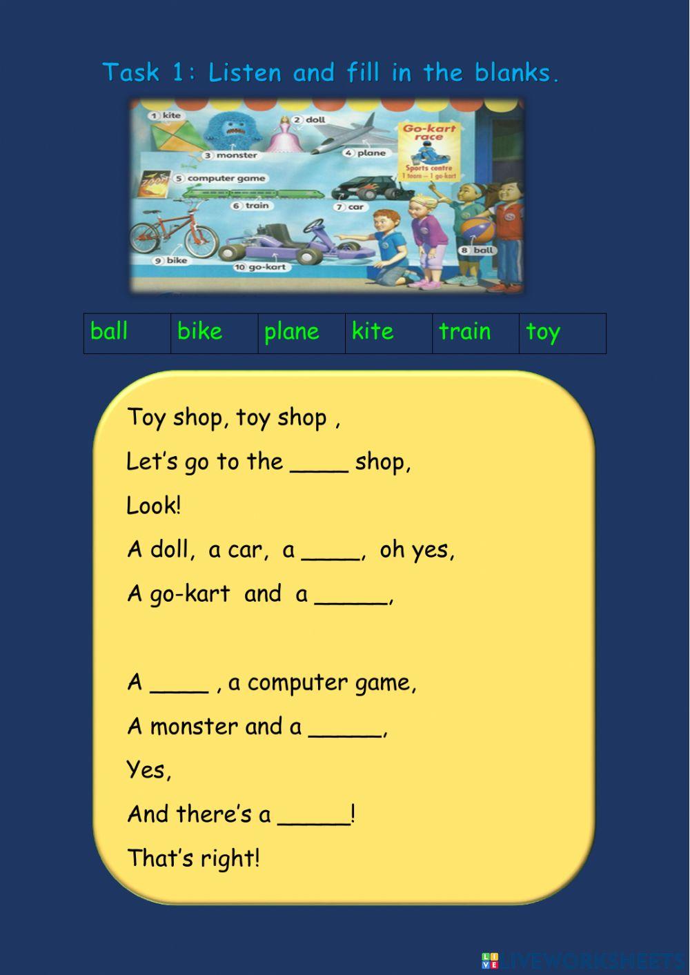 Let's Play - CHant 2910 | divus117 | Live Worksheets