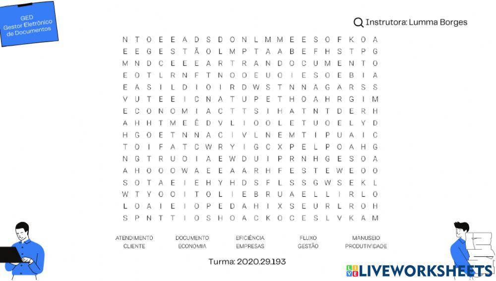 Gestão Eletrônica de Documentos interactive worksheet | Live Worksheets