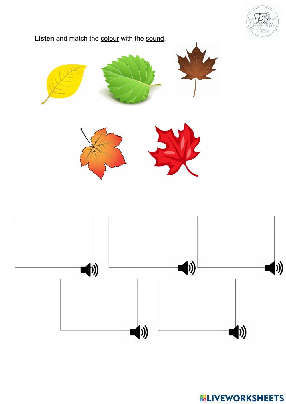 Colours K1 interactive worksheet | Live Worksheets