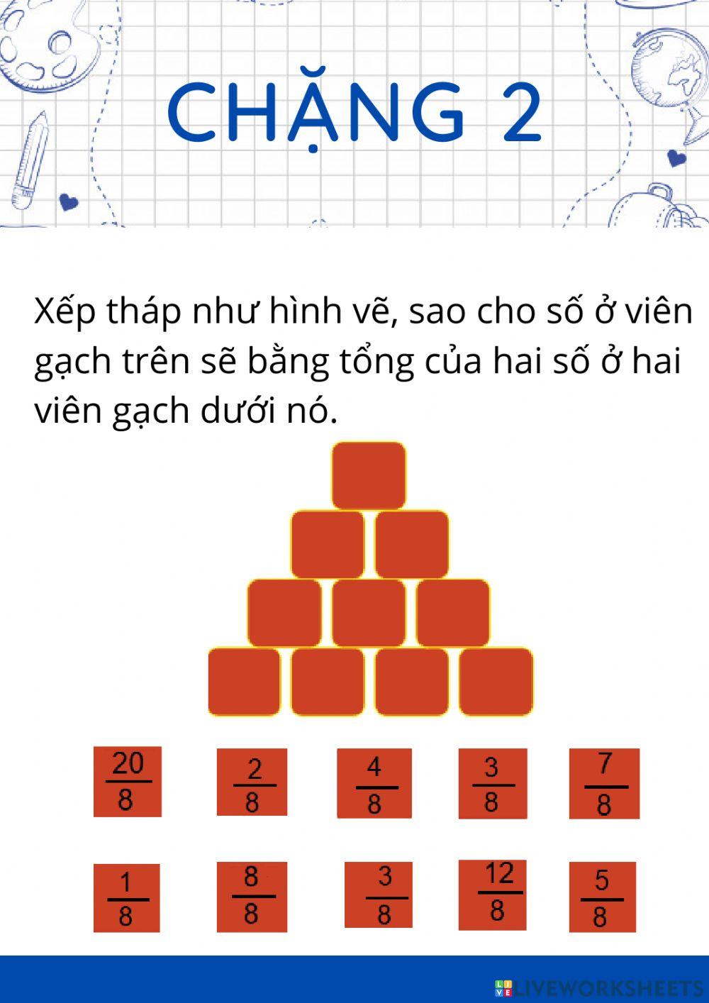 M3B-Bài 14-Chặng 2 worksheet | Live Worksheets