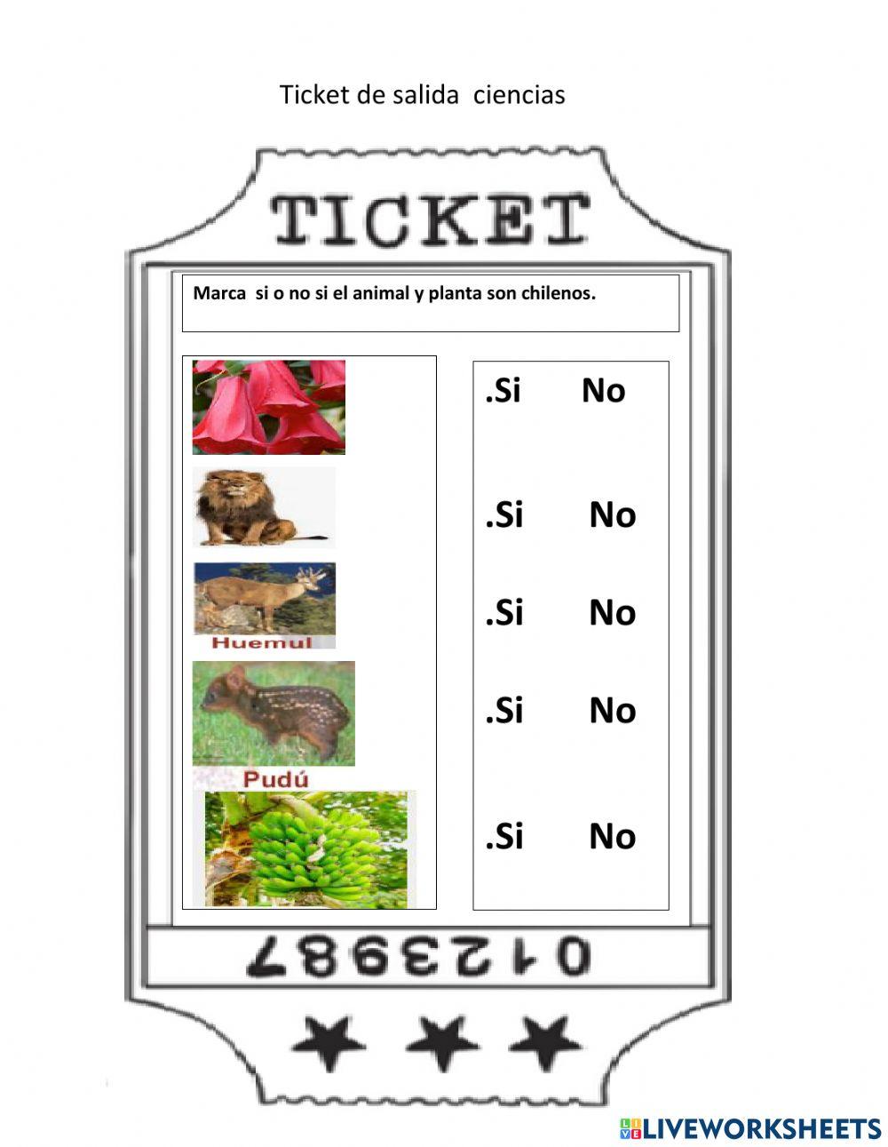 Fauna y flora interactive worksheet | Live Worksheets