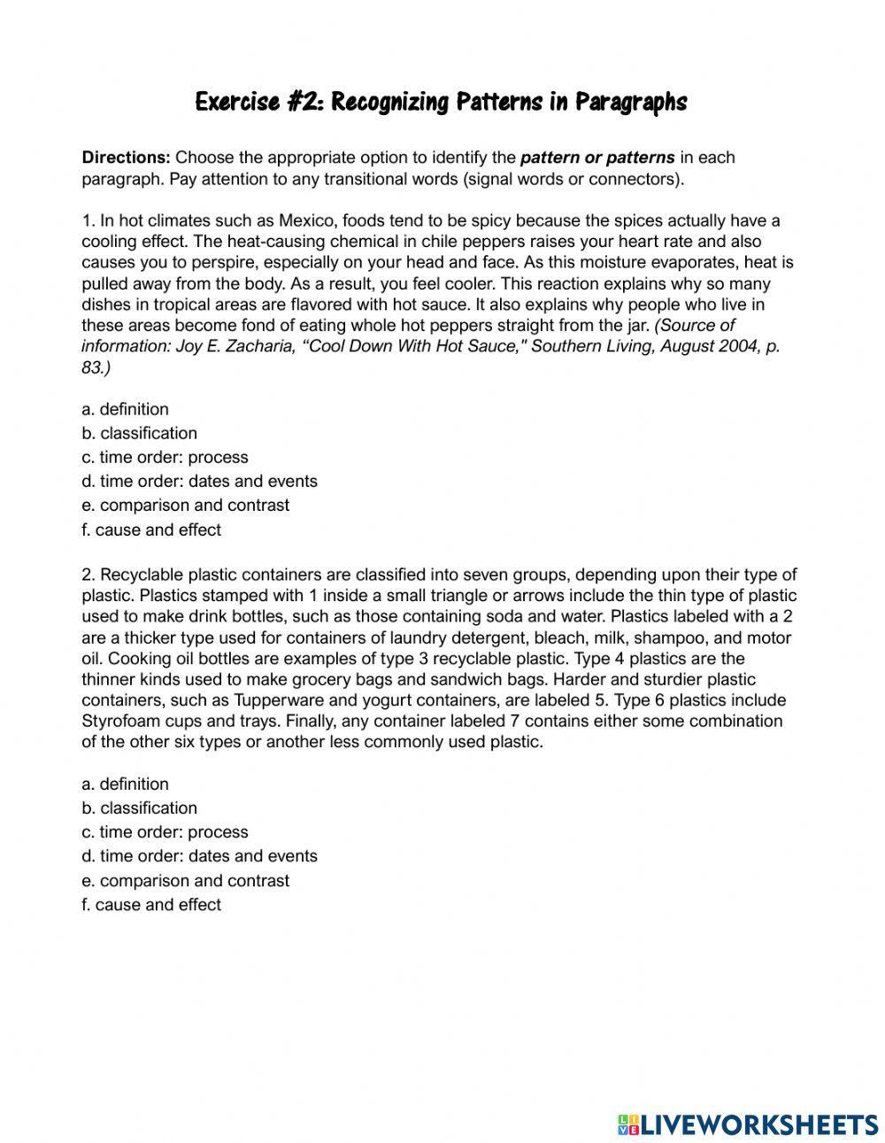 Homework -4:Rhetorical Patterns 6619764 | Netzi