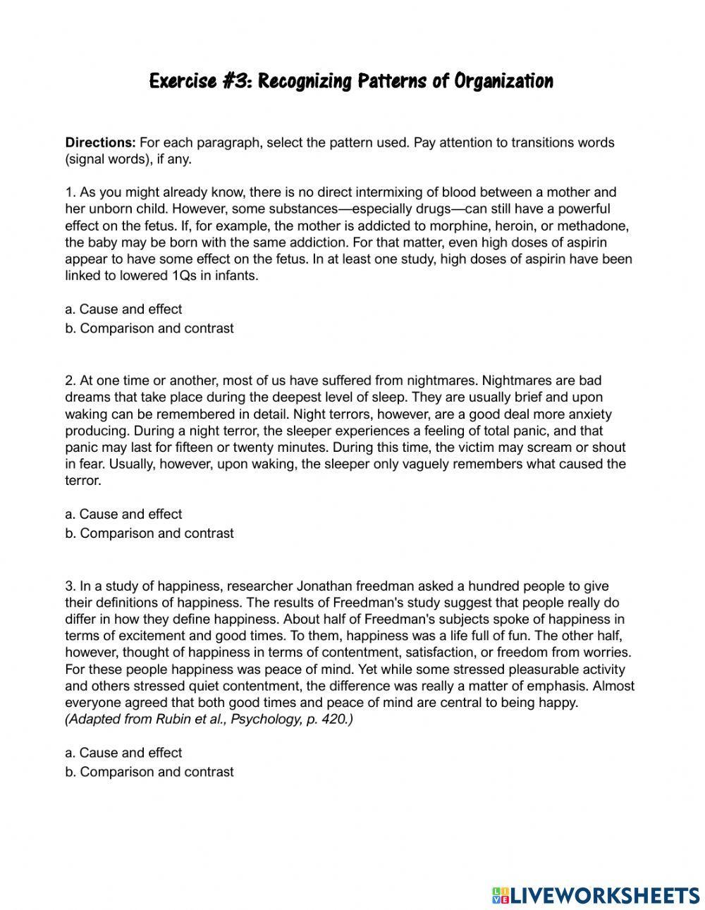 Homework -4:Rhetorical Patterns 6619764 | Netzi