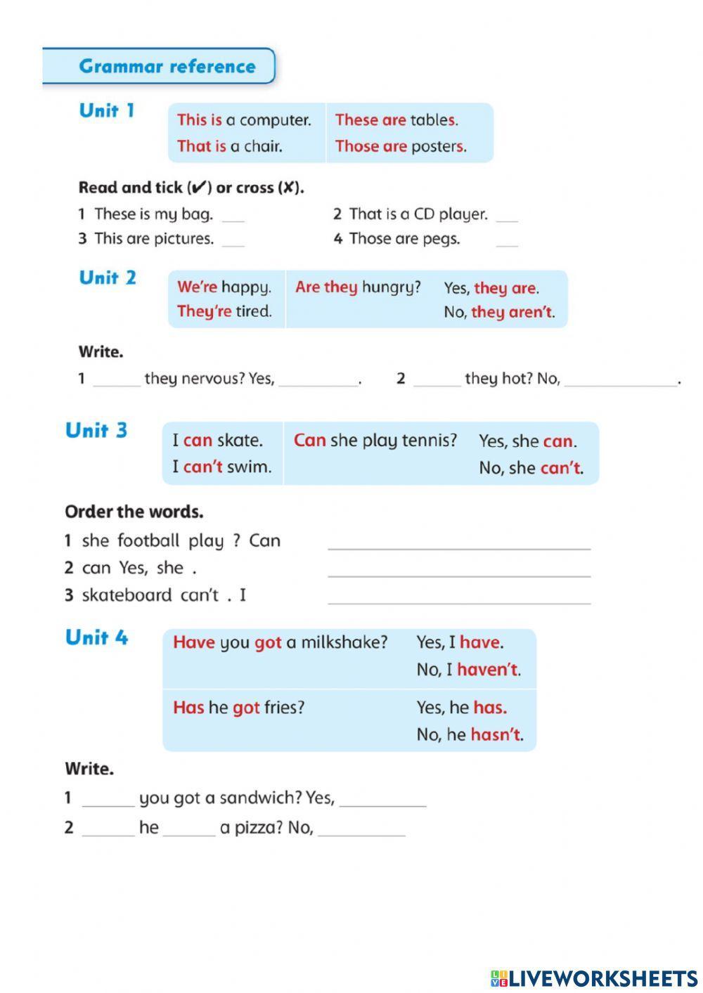 F2 Grammar Units 1-15 (2). 0336 | Birutė | Live