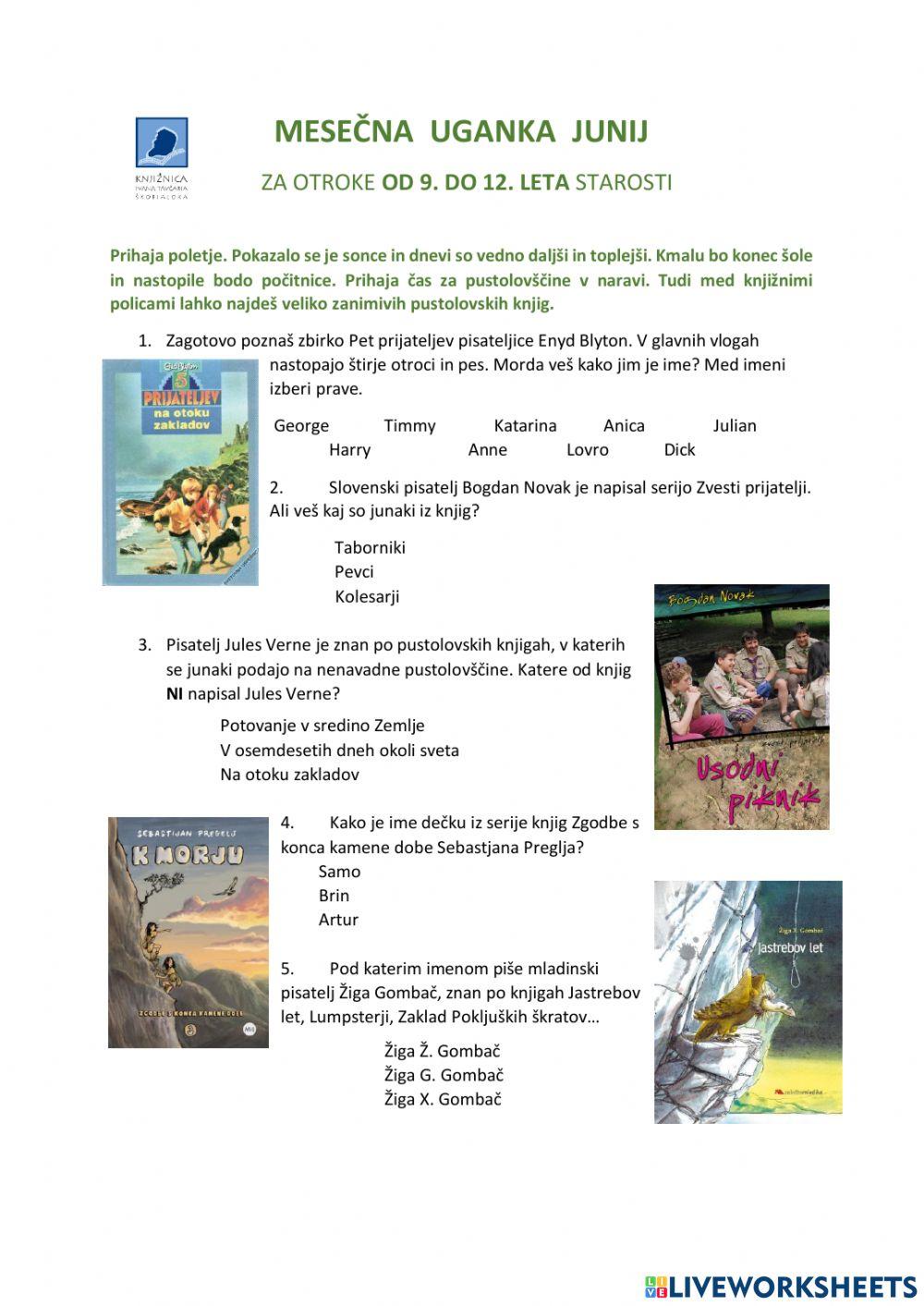 uganka-junij starejši 0332 | MOKIT | Live Worksheets