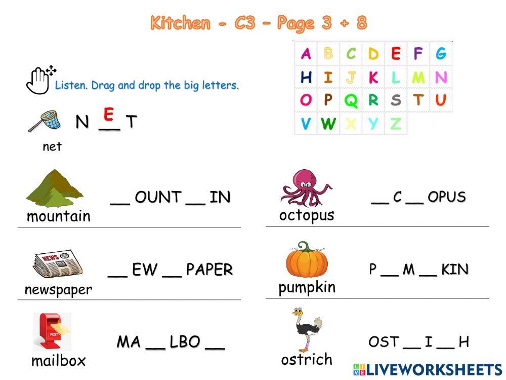 PSE- C3- P3 - P8 worksheet | Live Worksheets