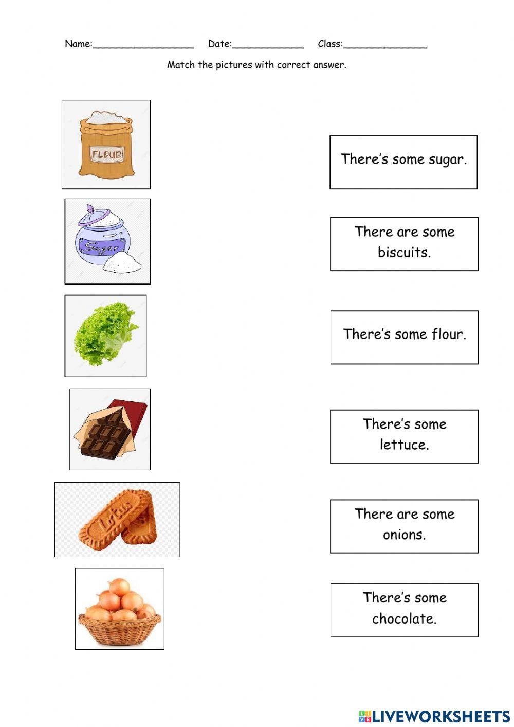 Food,please! activity | Live Worksheets