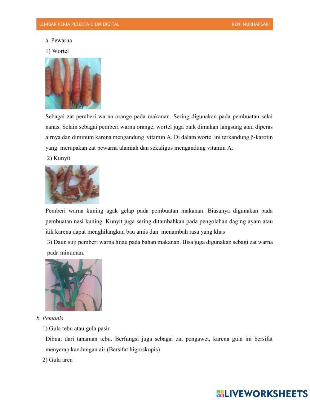 Lkpd ipa activity for 1 | Live Worksheets