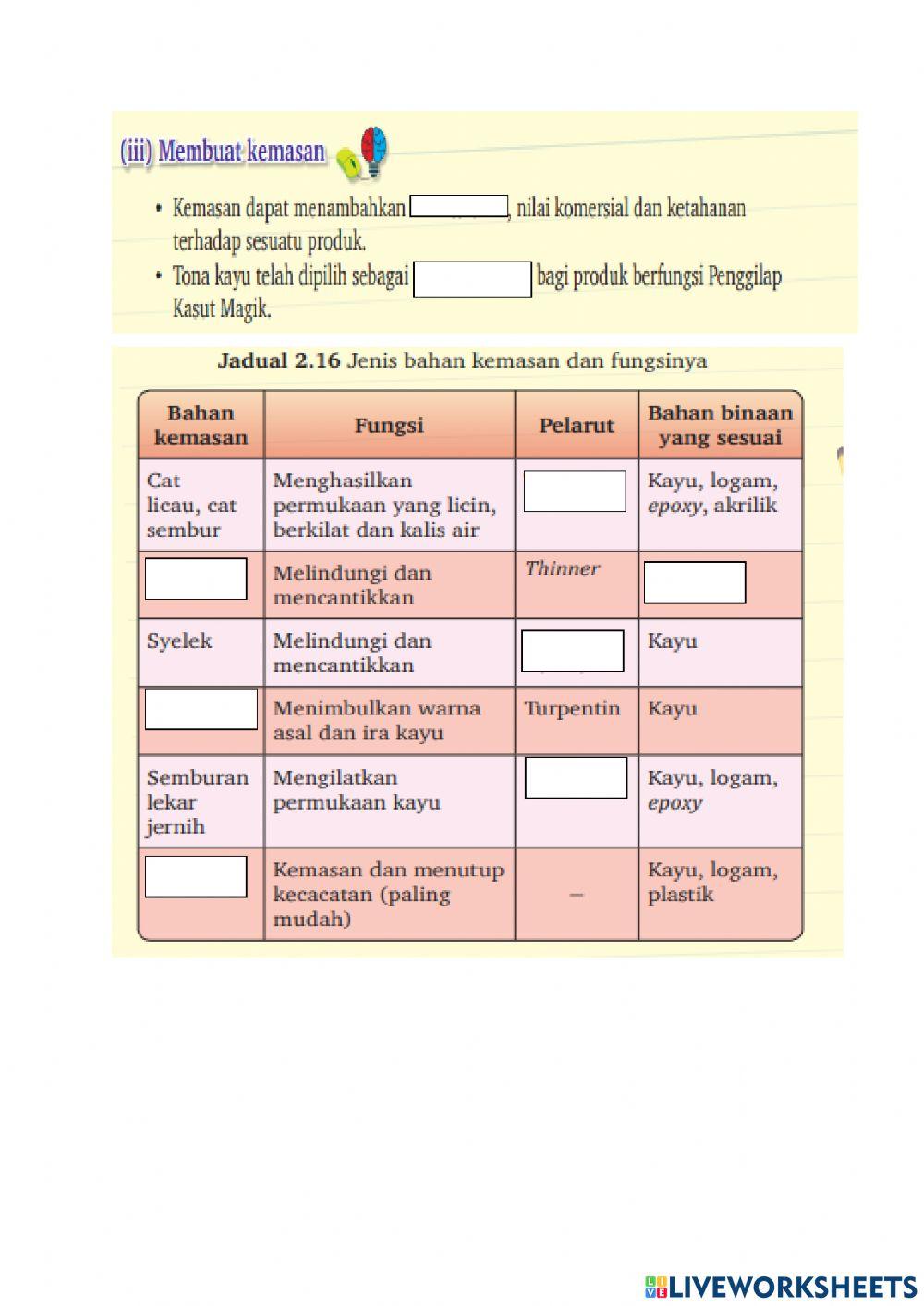 TUTORIAL 2 PENGHASILAN PRODUK BERFUNGSI | NOR'AIDA