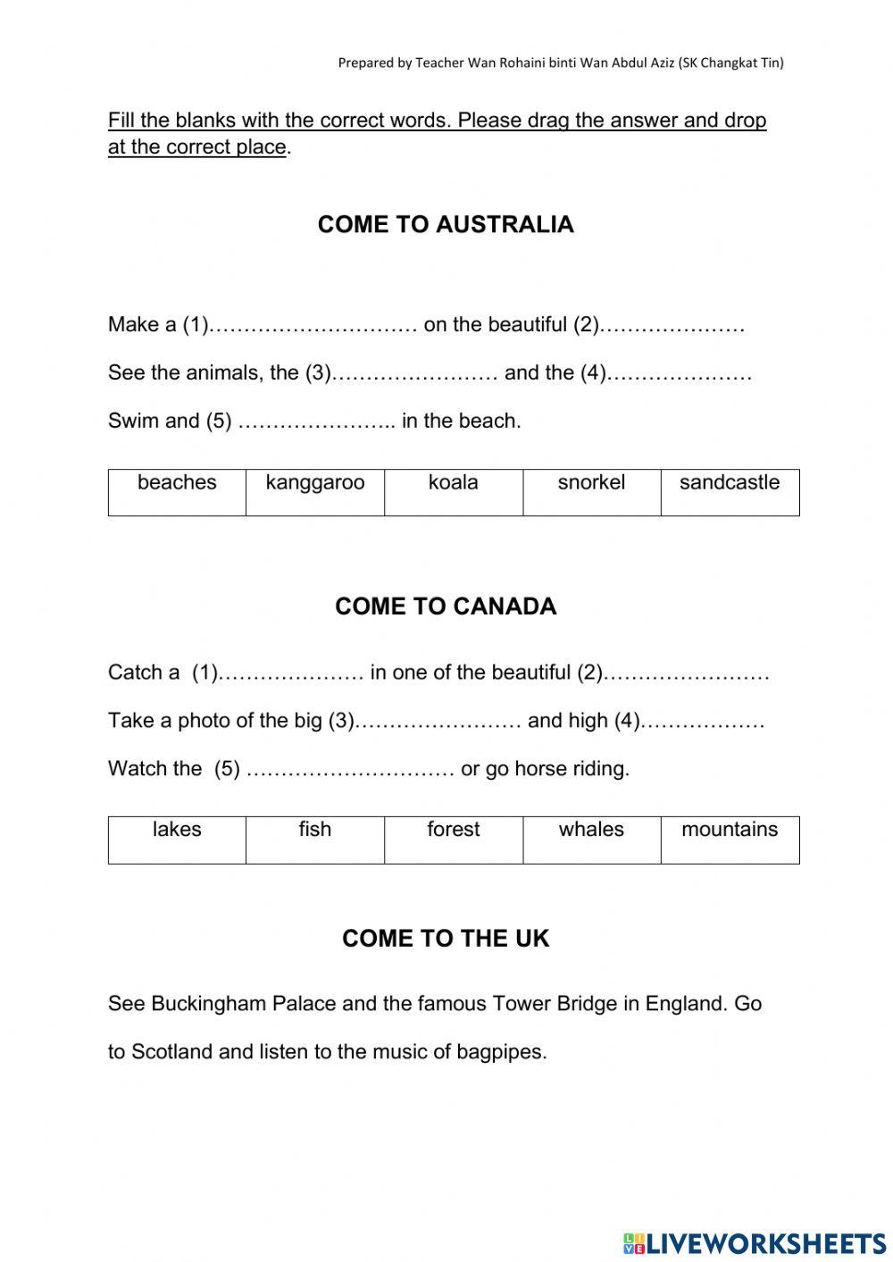 Free English Worksheets For Year 2 Uk