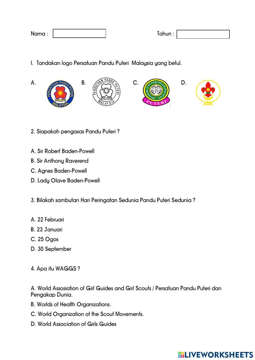 Kuiz online worksheet for LEVEL 2 | Live Worksheets