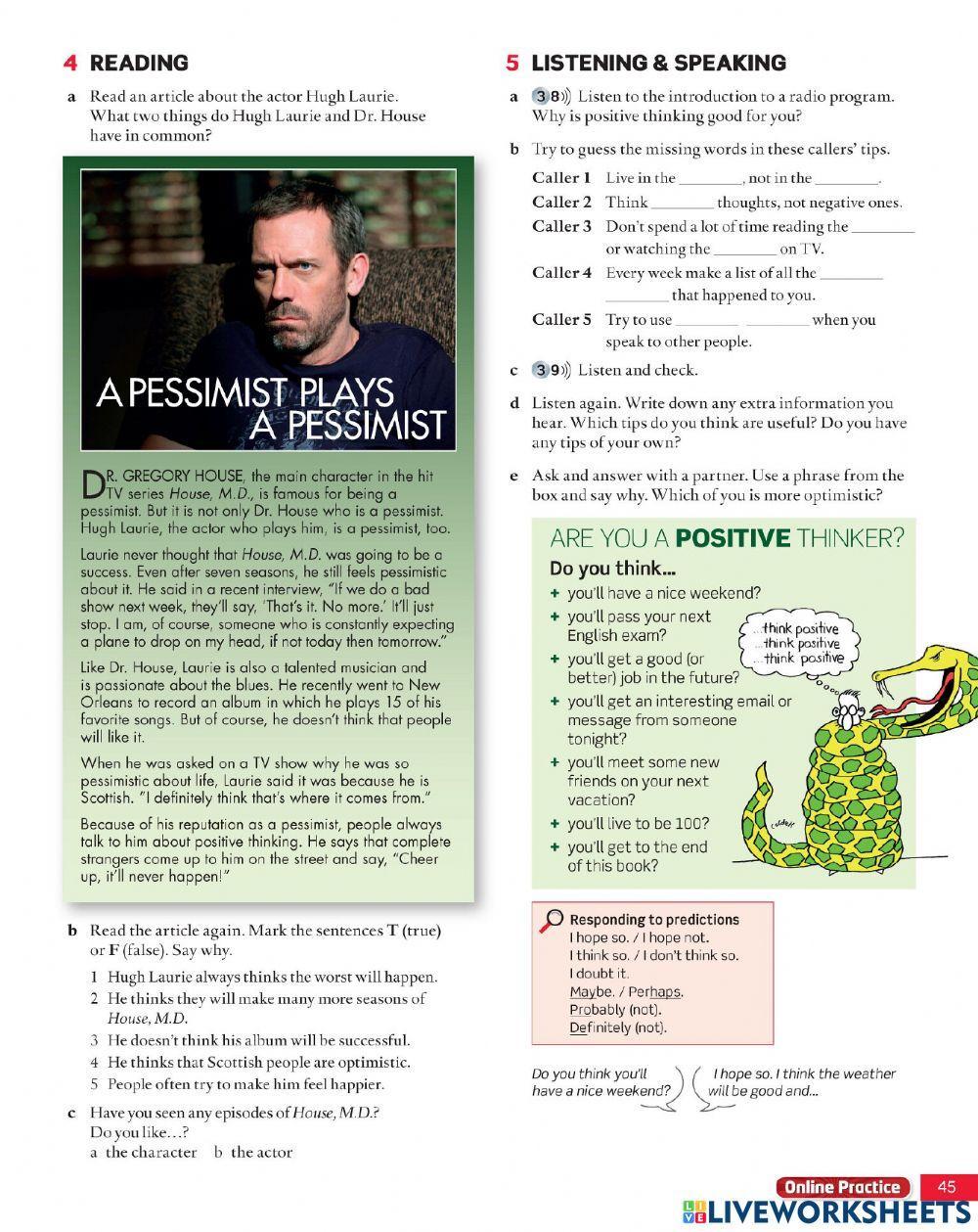 AEF Unit worksheet | Live Worksheets