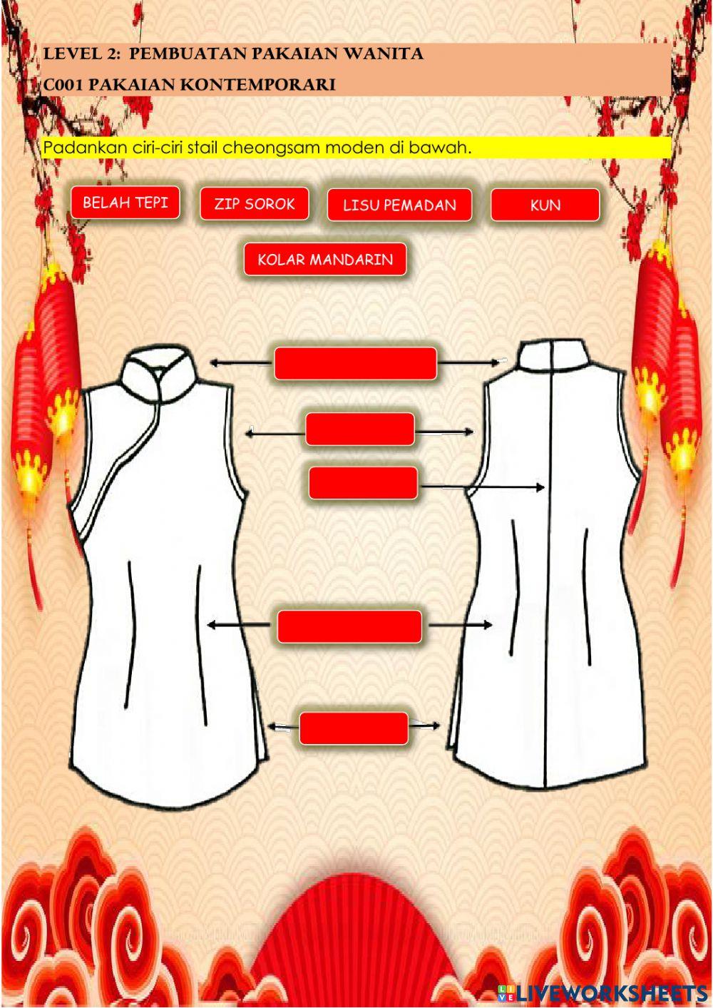 1133759 | Level 2 CO01 CHEONGSAM MODEN | NUR AMIRAH MOHD