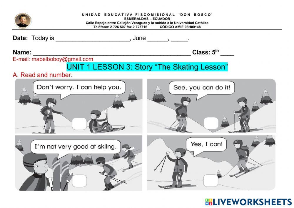 1059124 | 5th STORY THE SKATING LESSON | MariAnte