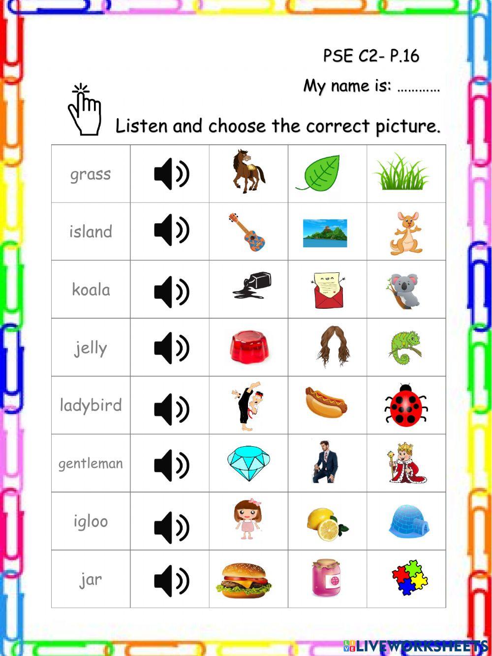 Pse-C2-P18 interactive worksheet | Live Worksheets