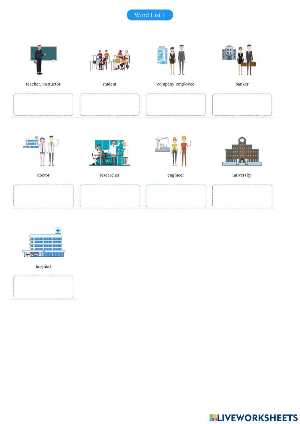 MNN-Lesson-1 Vocab Test online exercise for | Live Worksheets