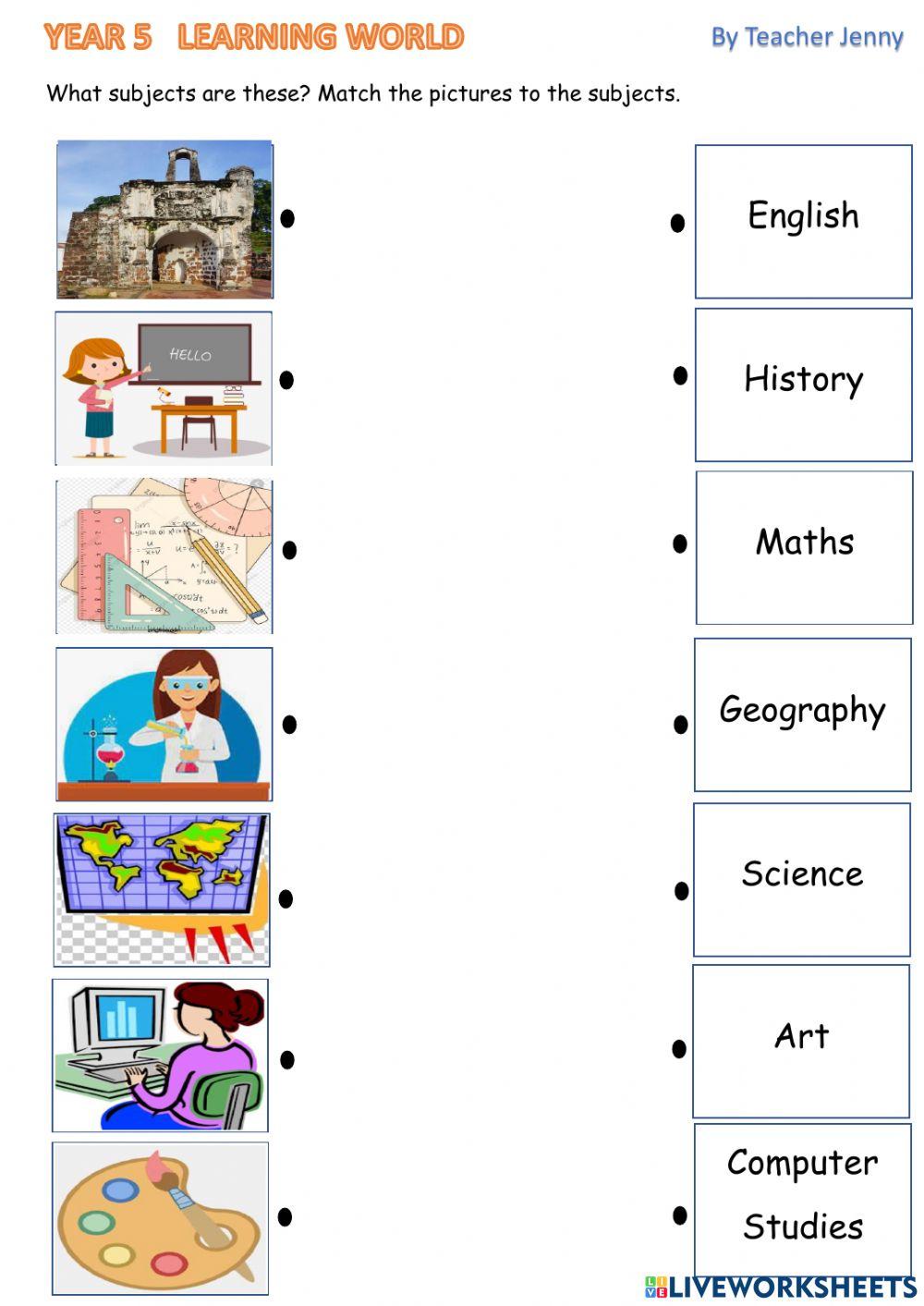 Year 5 Learning World online exercise for | Live Worksheets