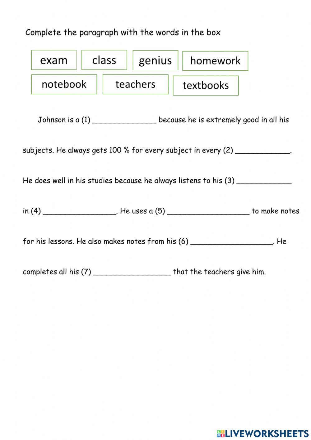 Year 5 Learning World online exercise for | Live Worksheets