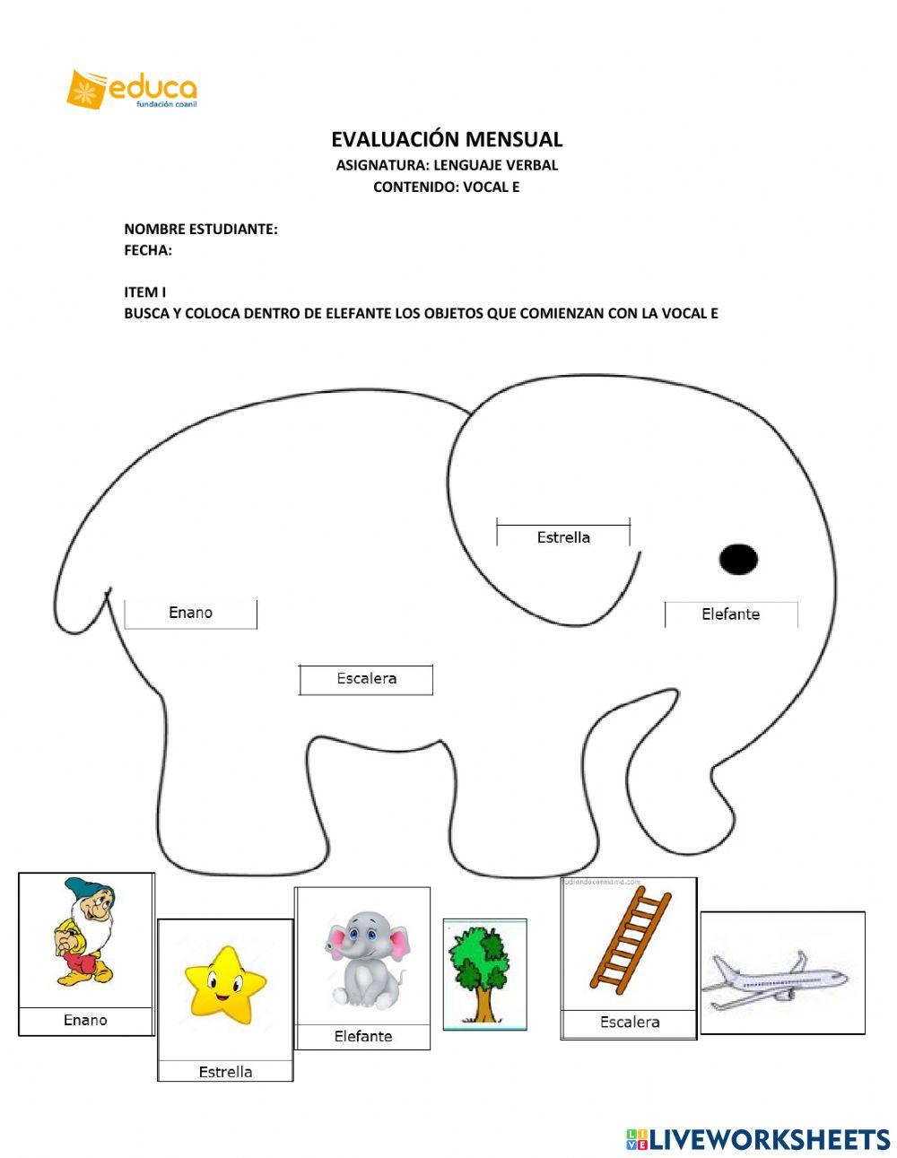 Vocal e online worksheet for NT2 | Live Worksheets