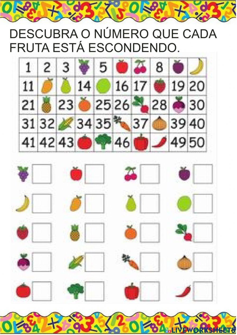 Números até 50 interactive worksheet☦️ O mundo das apostas nunca foi ... Números até 50 interactive worksheet☦️ O mundo das apostas nunca foi ...