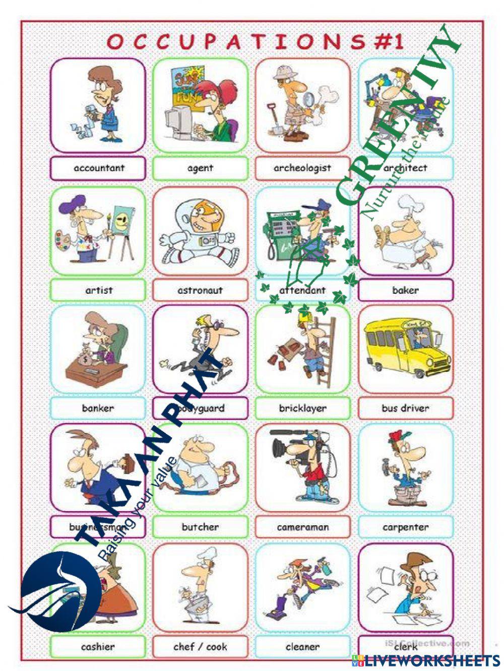 1061957 | Job topic | takaanphat | LiveWorksheets