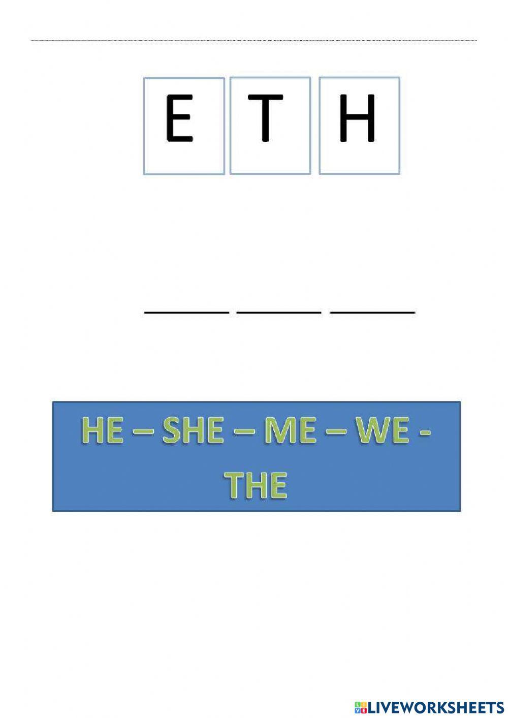 Tricky words free online activity | Live Worksheets