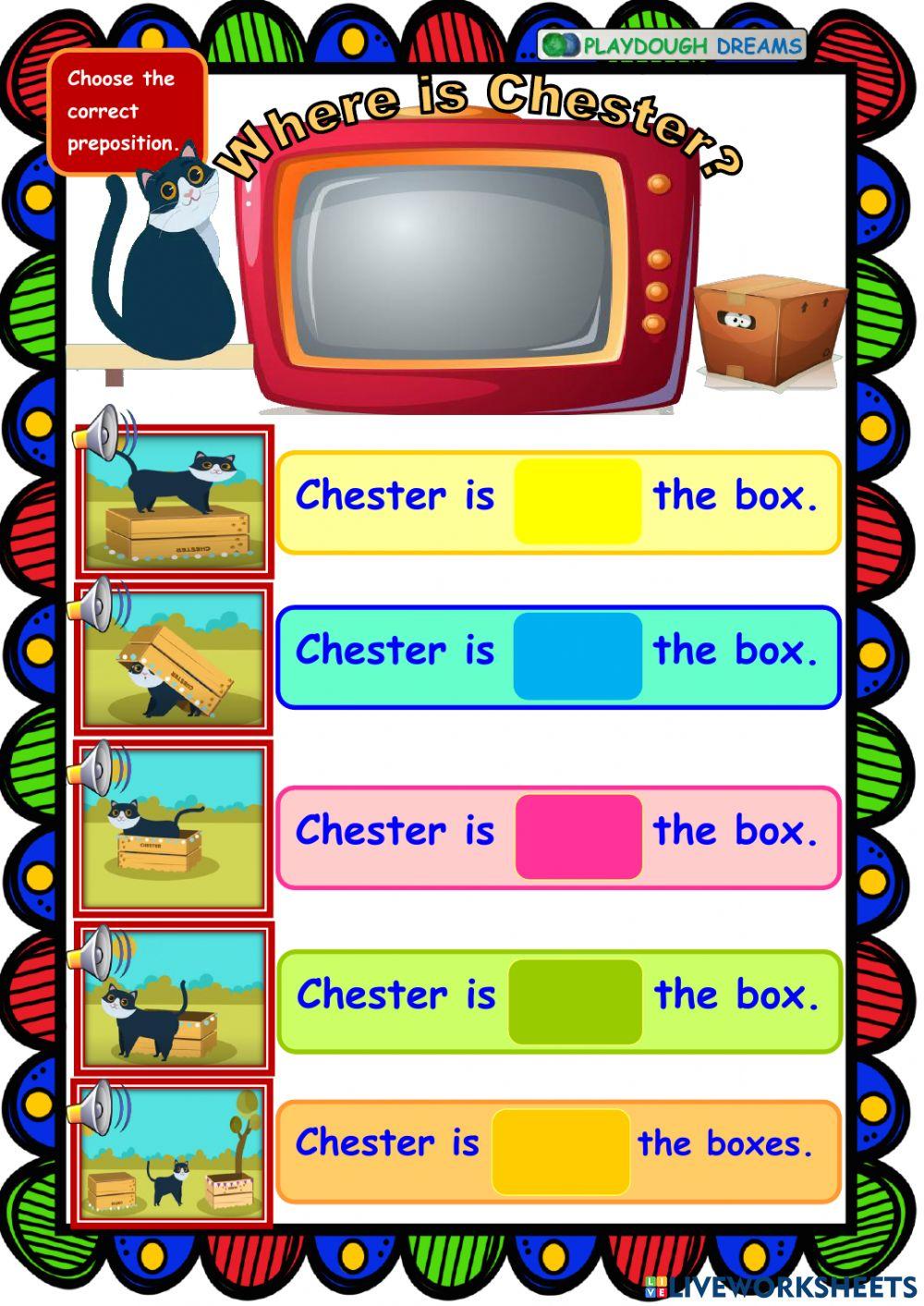 1063740 | Where is Chester the cat? (1) | Playdough