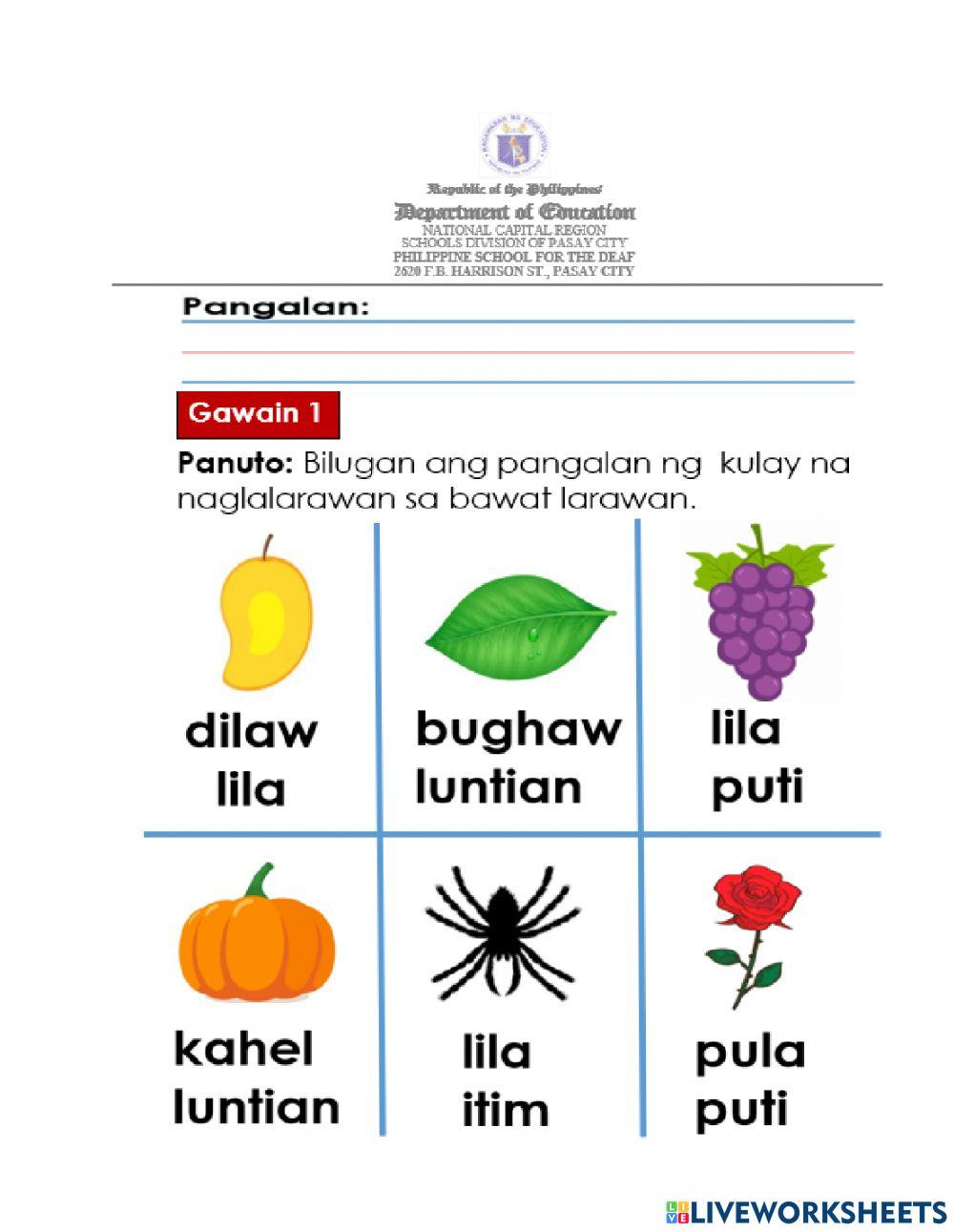 Mga Salitang Naglalarawan Worksheet Grade 2 - vrogue.co